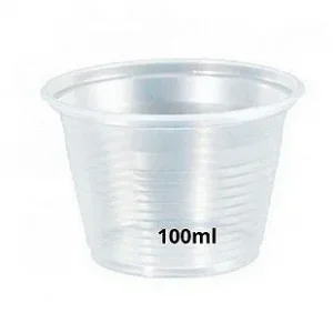 POTE 100ML TRANSPARENTE C/100 MINAPLAST - DP Sachet