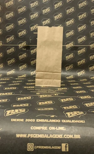 SACO KRAFT 80g SOS 1kg 12x30cm - PSG Embalagens