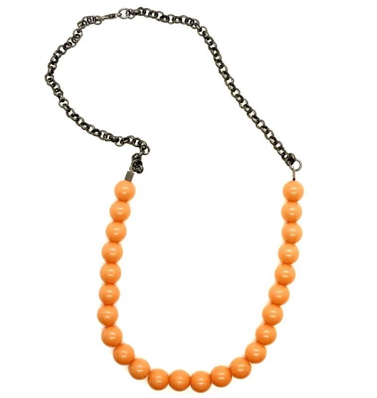 Colar de Bolas com Detalhes - Pura Graça Acessórios