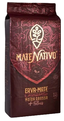 Erva-Mate Matenativo Moída Grossa + Folhas - Mate Nativo