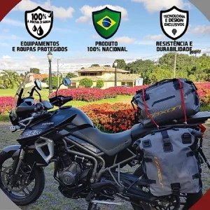 Alforge/Bolsa Lateral (unidade) Saxon Estanque 30L Cinza - Spinelli ...