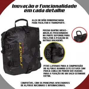 Alforge/Bolsa Lateral (unidade) Saxon Estanque 30L Preto - Spinelli ...