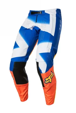Calça Fox 360 Rkane Laranja/Azul - Spinelli Motos Boutique