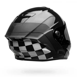Capacete Bell Star Mips DLX Lux Checkers Fosco/Brilho Preto/Branco ...