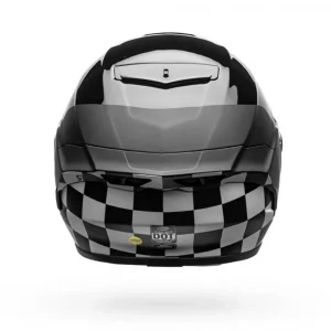 Capacete Bell Star Mips DLX Lux Checkers Fosco/Brilho Preto/Branco ...
