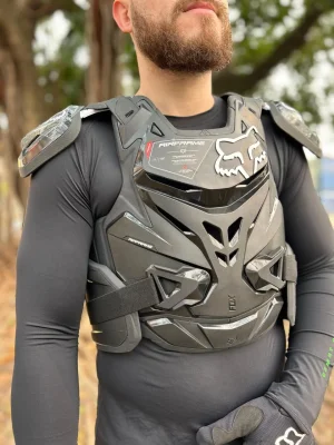 Colete Fox Airframe Pro Preto - Spinelli Motos Boutique