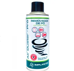 AIR DUSTER PRO IMPLASTEC AEROSSOL SOPRÃO 230gr / 400ml Removedor de Pó ...