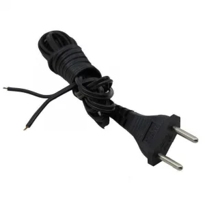 Cabo AC Ferro Elétrico 1,8m Preto 2x0,75mm - Sem conector - Eletrônica ...