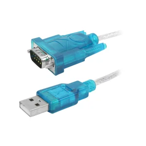 Cabo Conversor USB X Serial RS232 DB9 - 1,5 Metro CRISTAL - Eletrônica ...