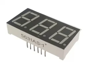 DISPLAY CATODO 3 DIGITOS 7 SEGMENTOS 5631AS-1 - Eletrônica System