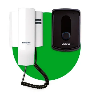 Interfone Intelbras KIT Residencial Porteiro Eletrônico IPR8010 ...