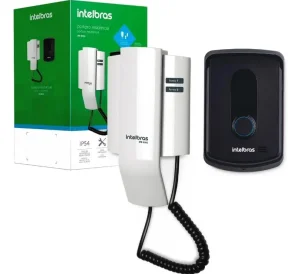 Interfone Intelbras KIT Residencial Porteiro Eletrônico IPR8010 ...
