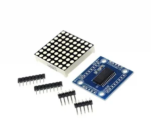 Modulo Matriz de LED 1x 8x8 com MAX7219 - 1 Matriz - Bloco Removível ...