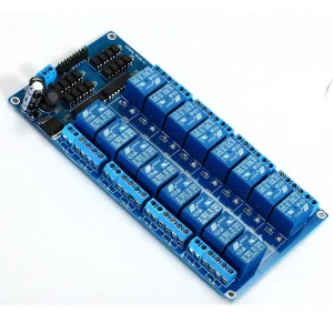 MODULO RELE 12V - 16 CANAIS P/ ARDUINO - Eletrônica System