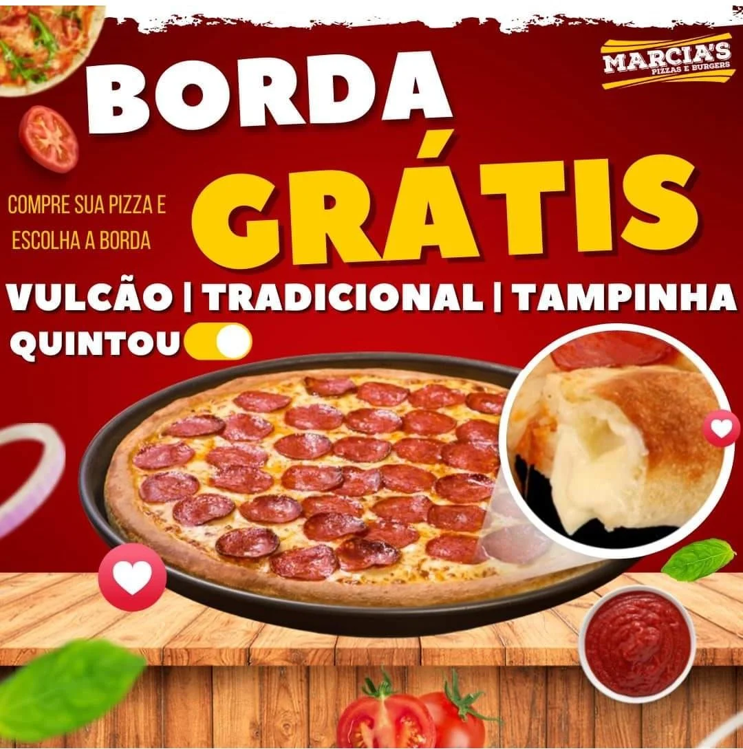 Marcias Pizzas e Burgers