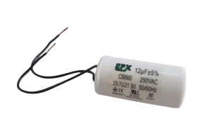 Capacitor 12Uf Permanente com Fio 250V C/Fio 01323012 - Faleiro Service