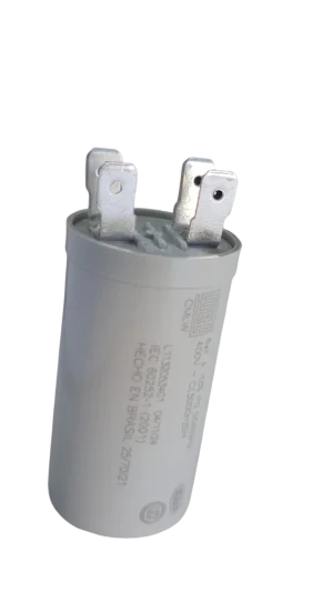Capacitor 8Uf 400V Weg com Terminal Duplo D145266 - Faleiro Service