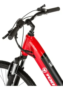 BICICLETA ELETRICA YOO 26 FLEEK TOURNEY 7V VERM/BCO - - Marcondes Bike Shop