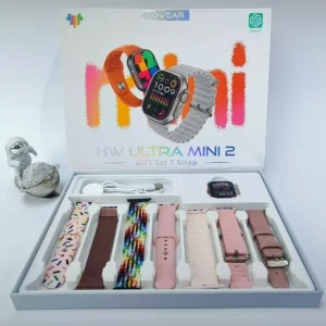 Smartwatch HW Ultra Mini 2 - Rosê - Ponto Mix Importados